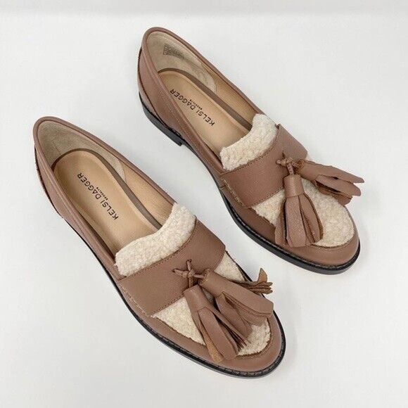 Kelsi Dagger | Shoes | Kelsi Dagger Gwen Shearling Kiltie Loafers 85 ...